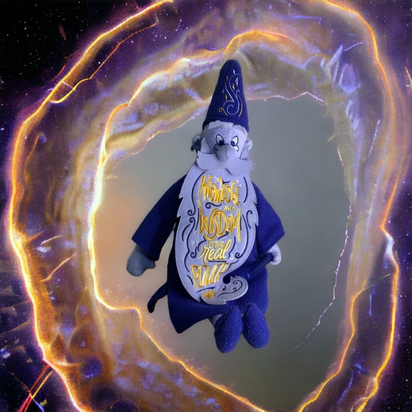 Disney | Toys | Disney Merlin Wizard Wisdom Doll Plush Series 9 Of 2 ...